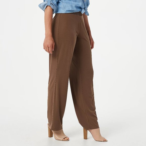 Susan Graver | Pants & Jumpsuits | Womens Liquid Knit Straightleg ...